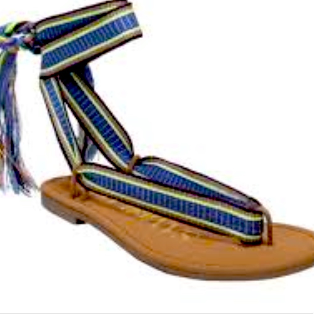 Sam & Libby Wrap Gladiator Sandals! - Gem